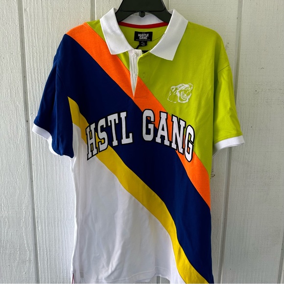 Hustle Gang | Shirts | Hustle Gang Mens 2x Cotton Polo Shirt Nwt 75 ...